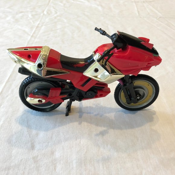 Toys | Power Rangers Wild Force Red Savage Cycle Motorcycle Bandai ...